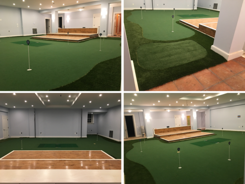 Custom Simulator Flooring - Integrated Golf Hitting Mat | Pro Putt Systems