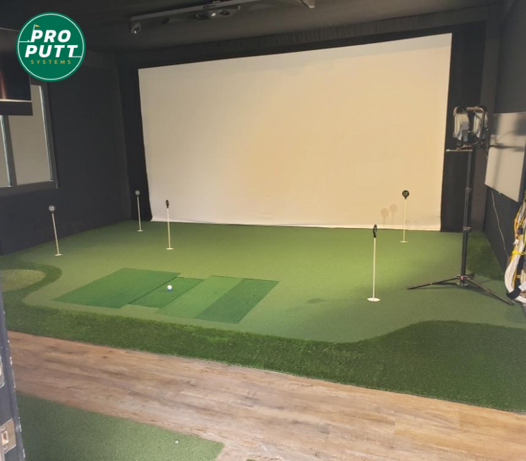 Custom Simulator Flooring - Integrated Golf Hitting Mat | Pro Putt Systems