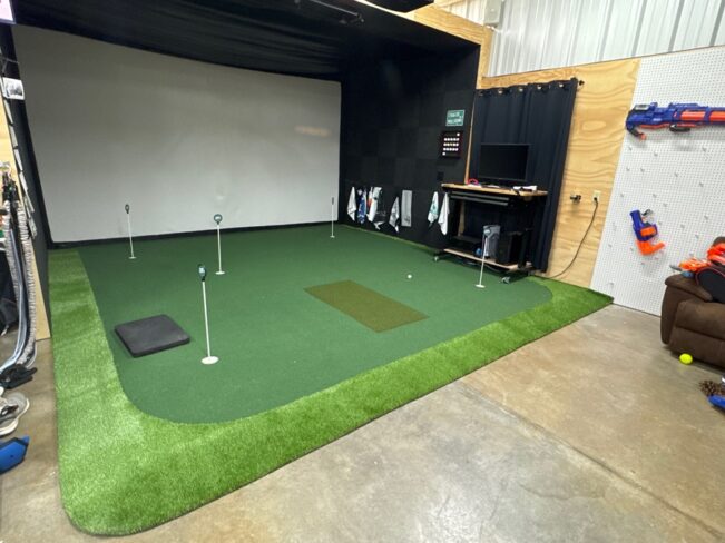 Custom Simulator Flooring - Integrated Golf Hitting Mat | Pro Putt Systems